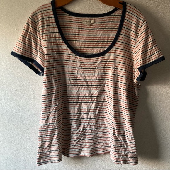 Madewell | Tops | Madewell Striped Ringer Top | Poshmark